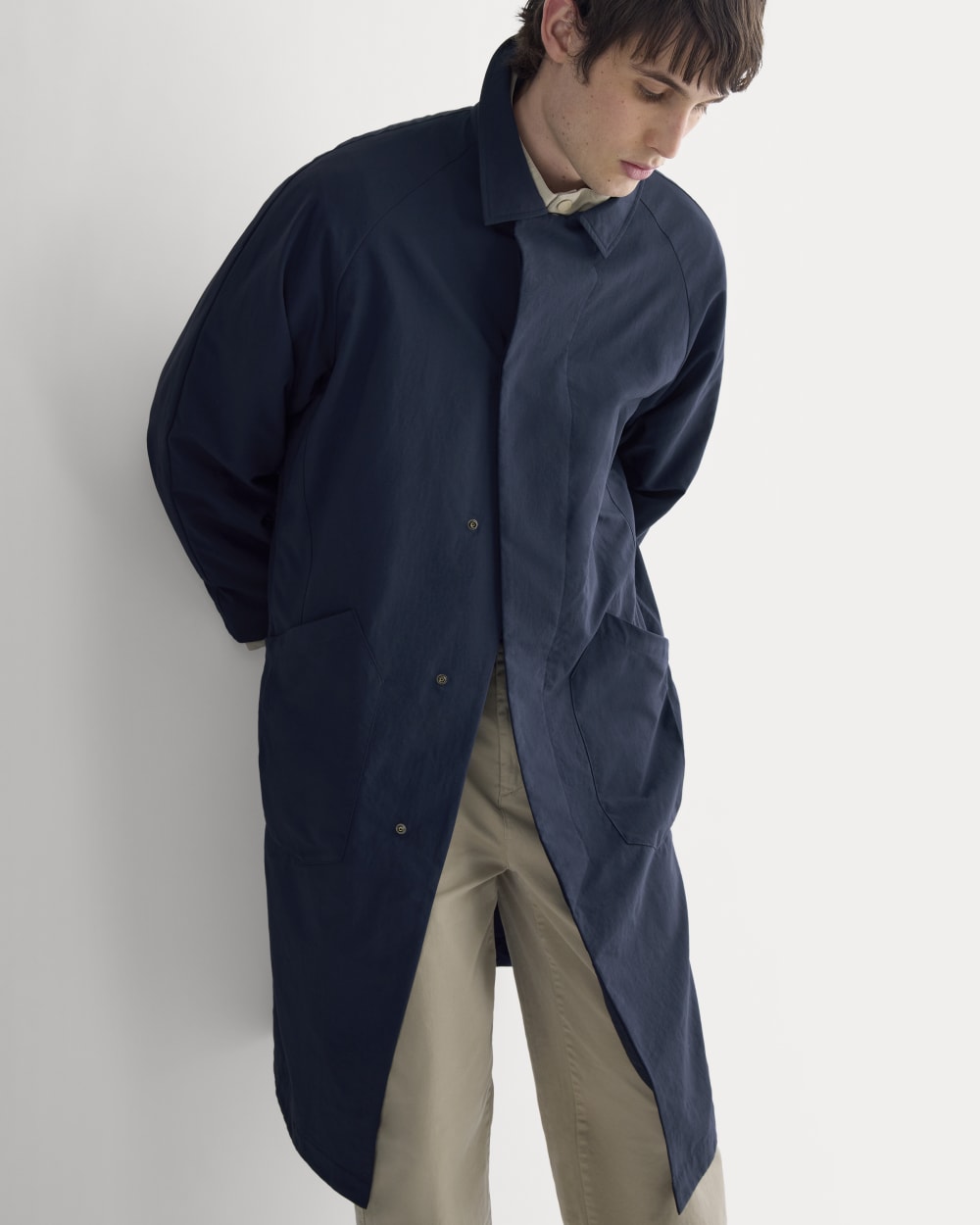 EVERLANE Re:Cycled Nylon Mac Coat